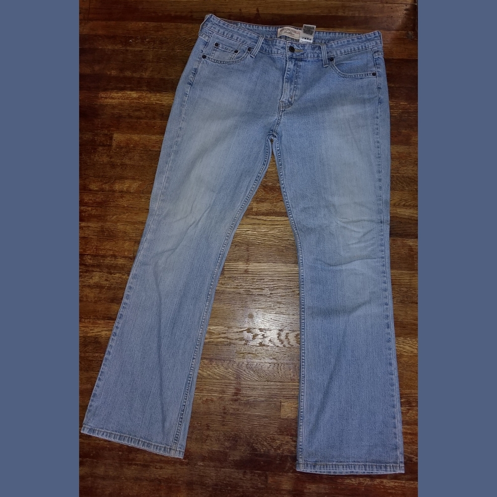 Levis Vintage Stretch Low Rise Boot Cut Jeans Gem